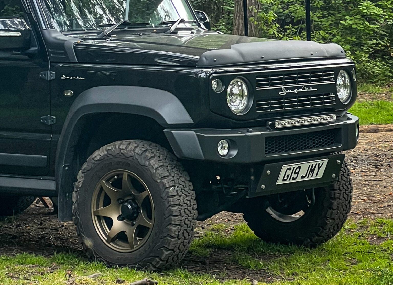 Installing the Japanese Made High Bridge 1st Front Bumper on a New ...