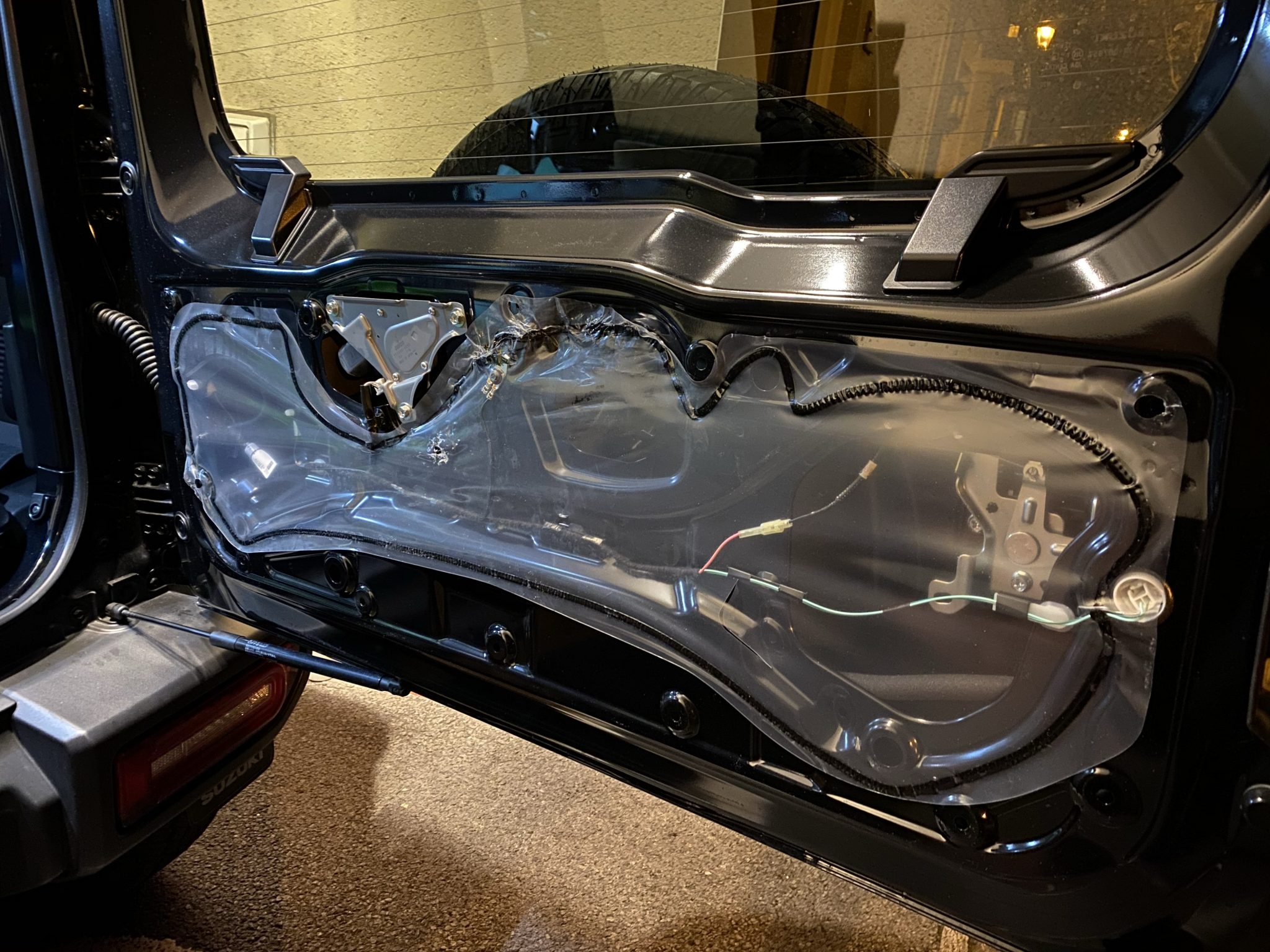 New Suzuki Jimny Tailgate Mounted Molle Storage System - Geordie Jimny Blog