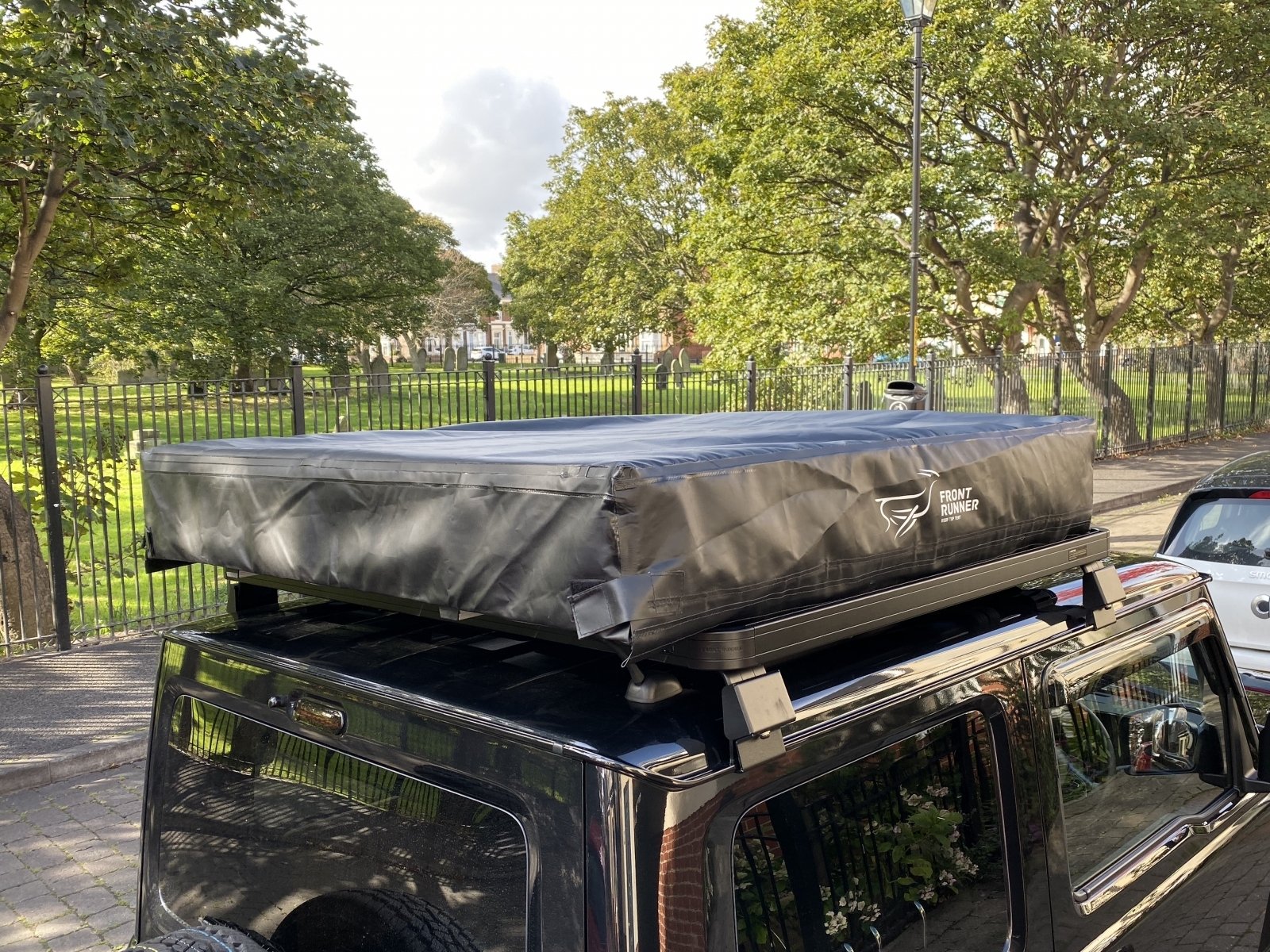 How to make Suzuki Jimny Ultralight Roof Tent Set Up - Geordie Jimny Blog