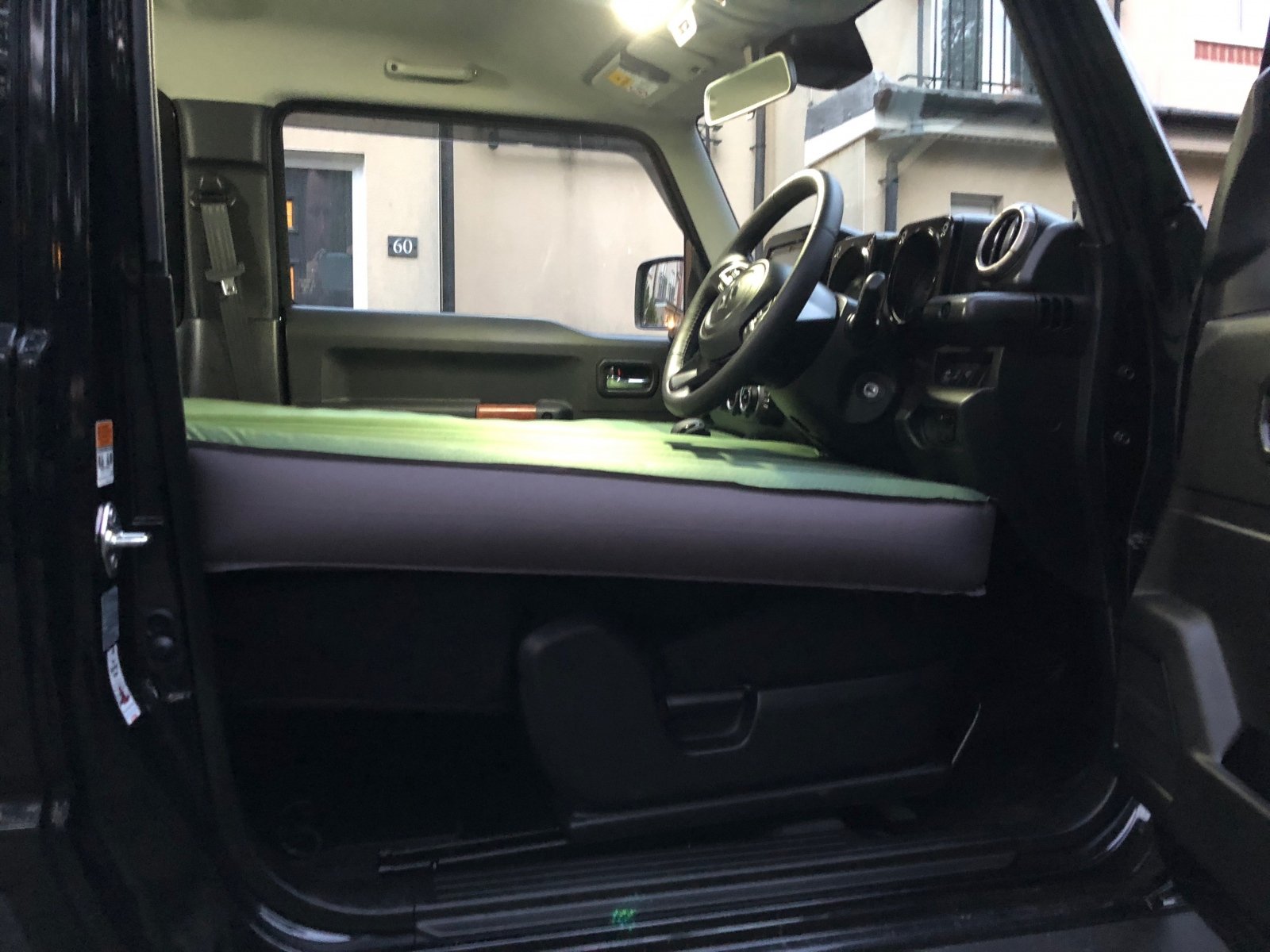 Sleeping in the Suzuki Jimny 2019+ model - Geordie Jimny Blog