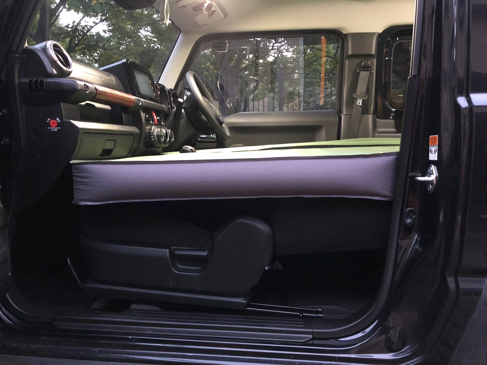 Sleeping in the Suzuki Jimny 2019+ model - Geordie Jimny Blog