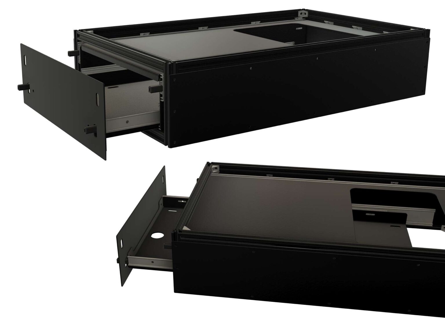 DIY build guide for a slimline, lightweight, slide out kitchen ...